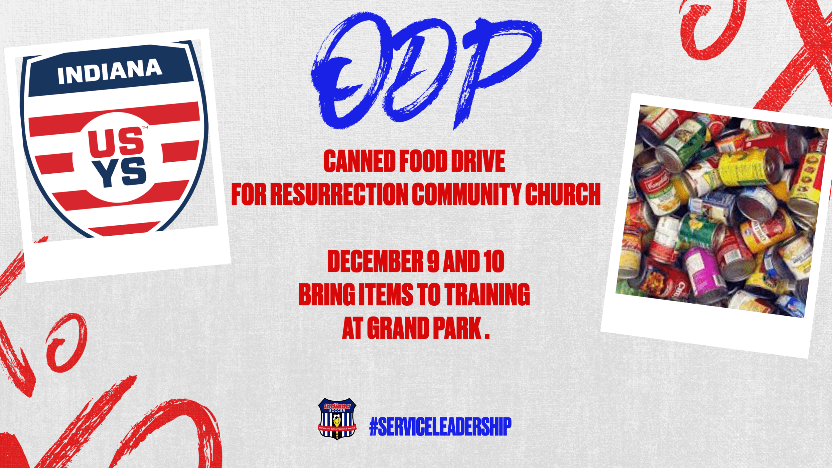 Join The 2023 Indiana ODP Canned Food Drive - Indiana Soccer