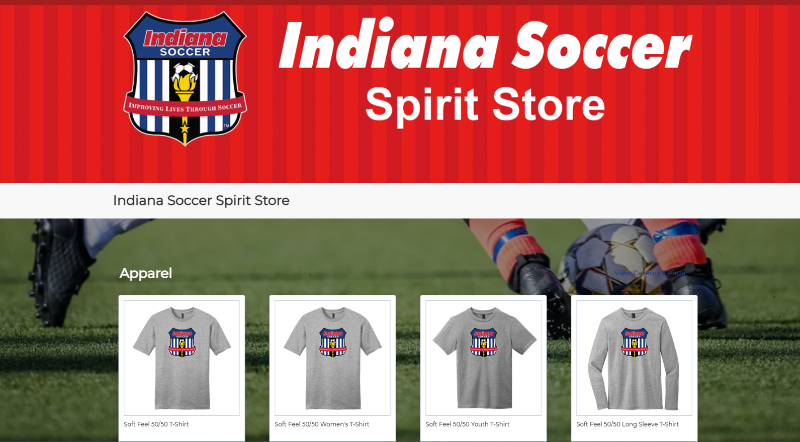 E-commerce Platform (Elevation Sports) - Indiana Soccer