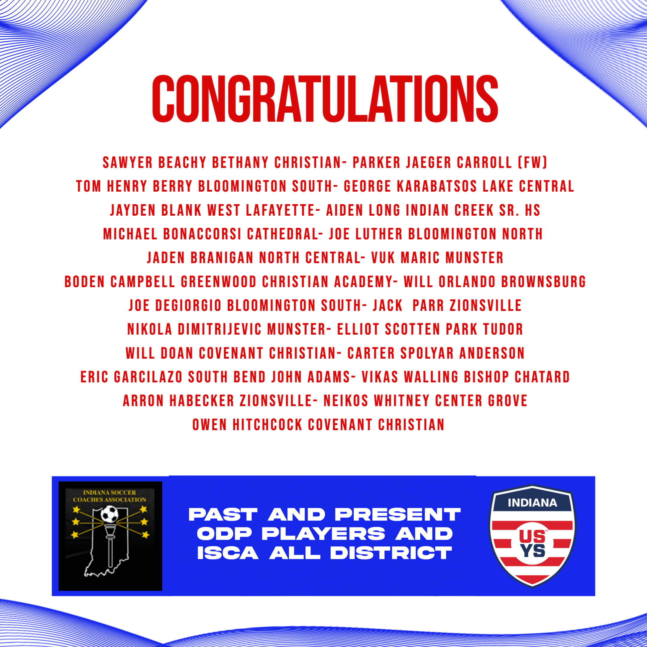 ODP News & Events - Indiana Soccer