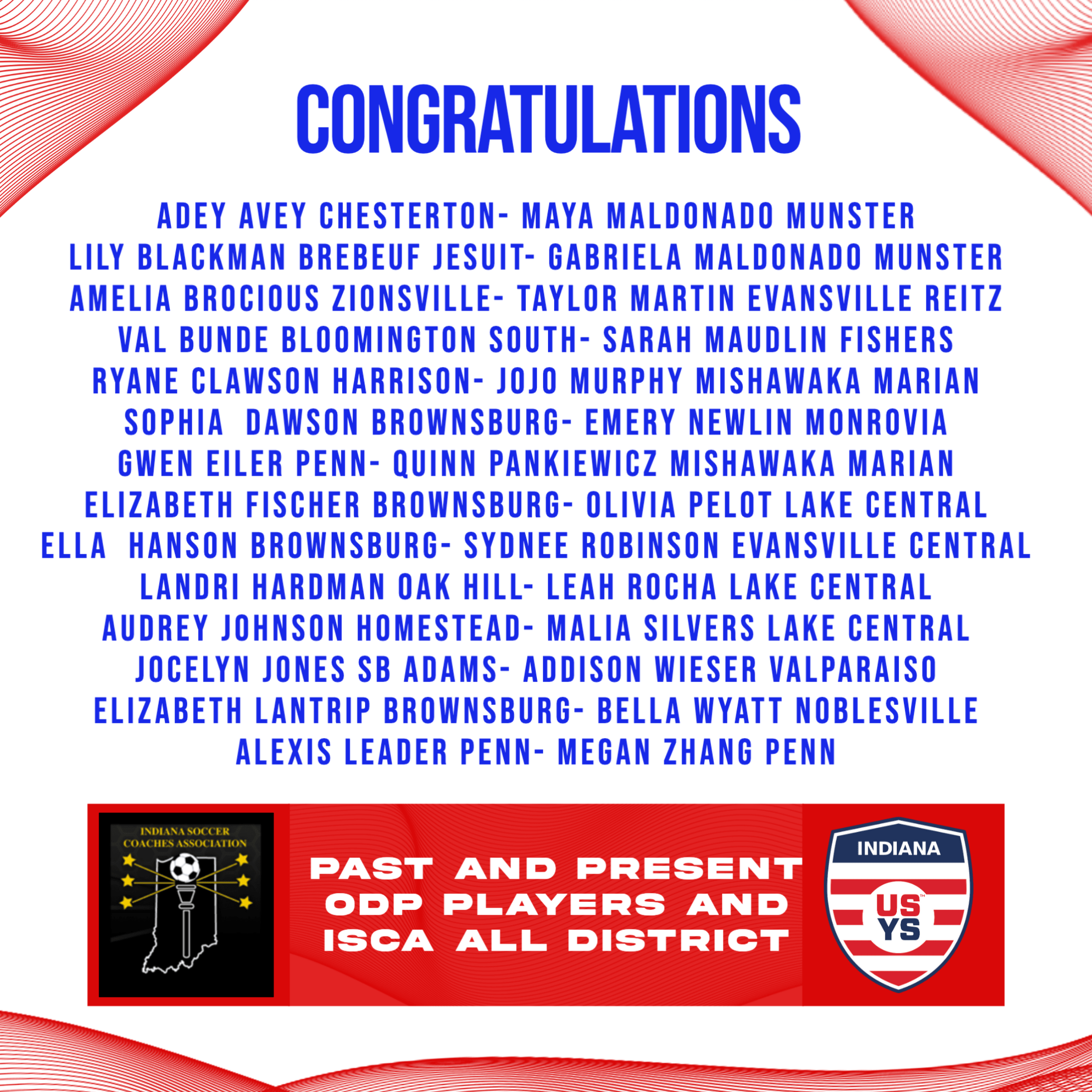 ODP News & Events - Indiana Soccer