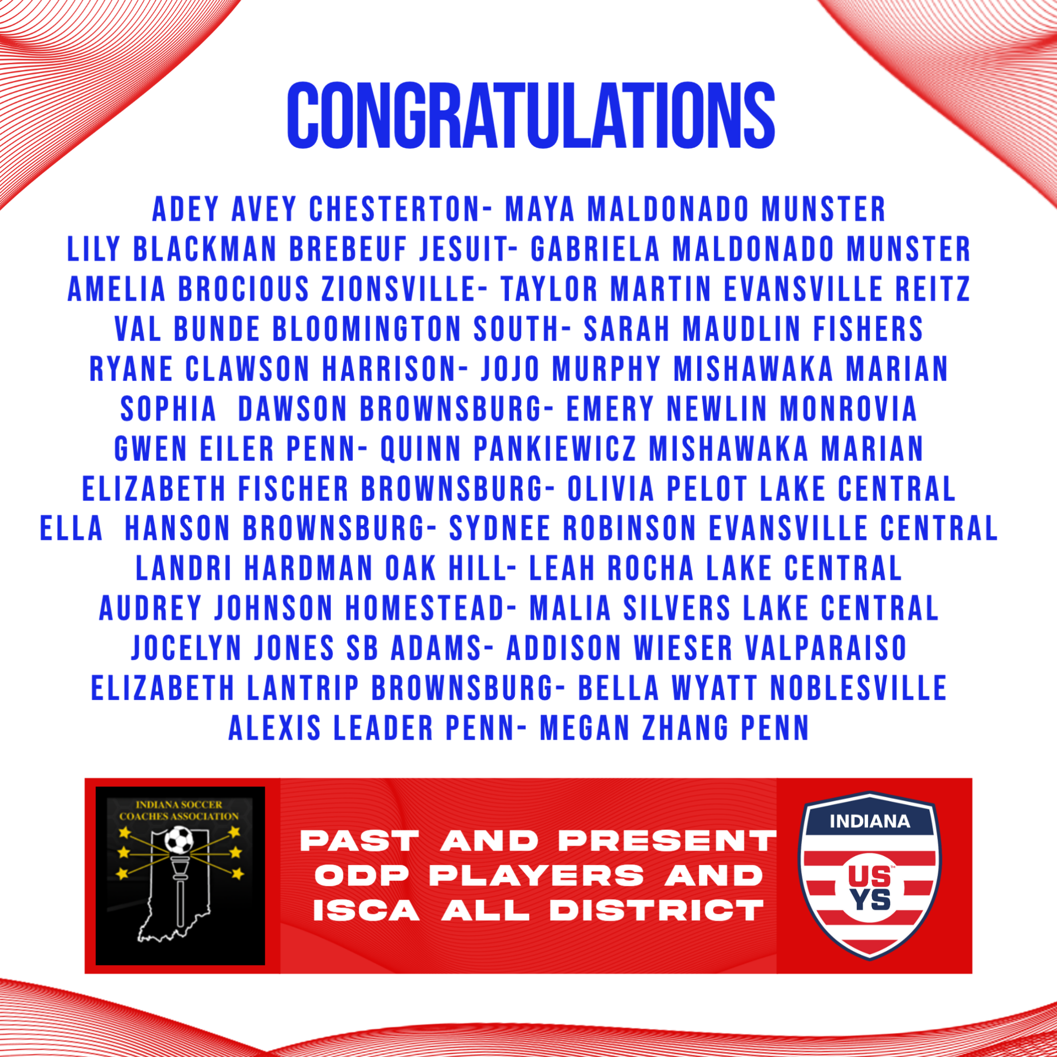 ODP News & Events - Indiana Soccer